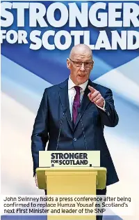 Swinney promises ‘new chapter’ for SNP and Scotland - PressReader