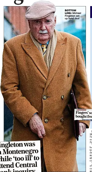 Fingers named in a corruption lawsuit against Montenegro - PressReader