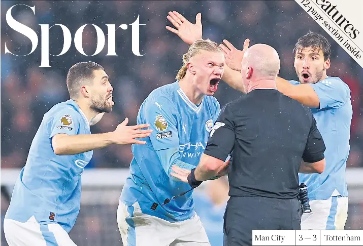 Furious Haaland launches foul-mouthed referee rant - PressReader