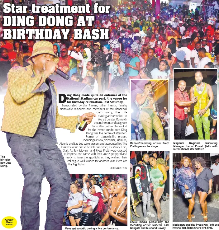 Star treatment for DING DONG AT BIRTHDAY BASH - PressReader