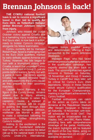 Brennan Johnson is back! - PressReader