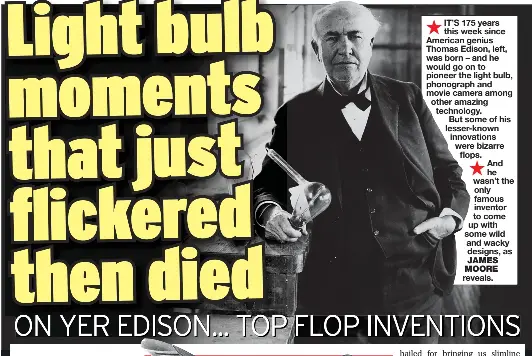 Light bulb moments that just flickered then died - PressReader
