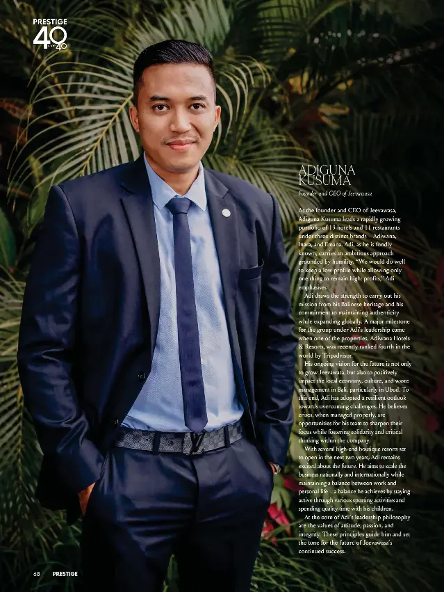 ADIGUNA KUSUMA | Prestige Indonesia | PressReade­r