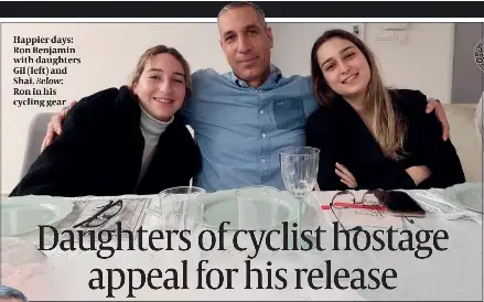 Daughters of cyclist hostage appeal for his release - PressReader