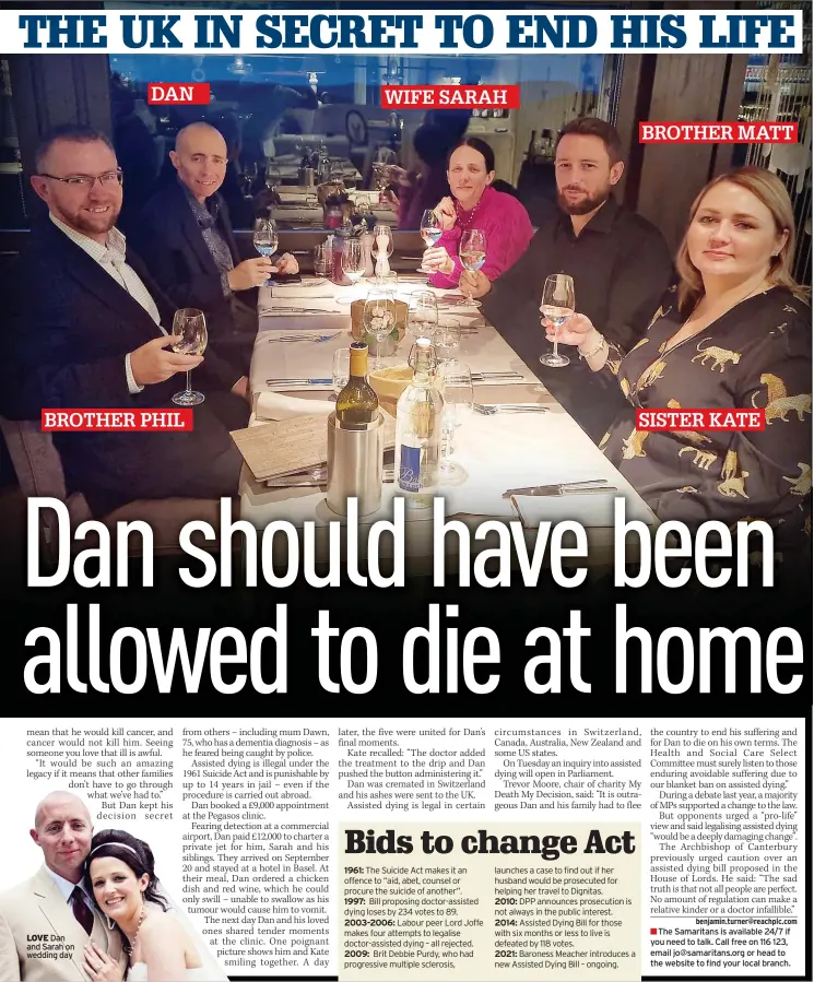 Dan should have been allowed to die at home - PressReader