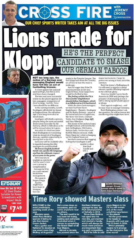 Lions made for Klopp - PressReader
