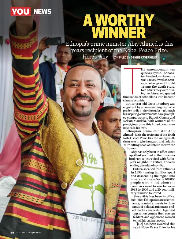 All about the Nobel Peace Prize winner - PressReader