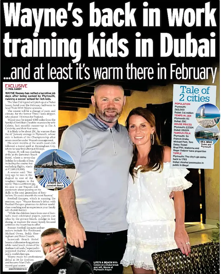Wayne’s back in work training kids in Dubai - PressReader