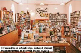 Forum Books in the running for top shop award - PressReader