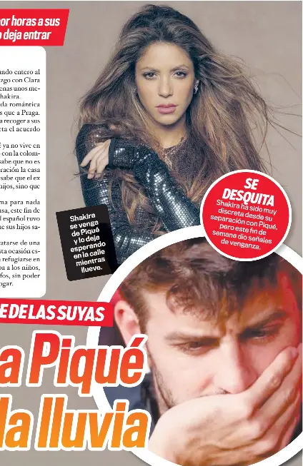 El ex jugador espera por horas a sus hijos, la cantante no lo deja entrar - PressReader