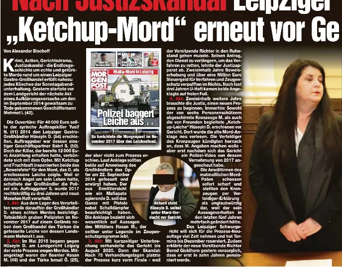 Nach Justizskan­dal Leipziger „Ketchup-Mord“erneut vor Ge - PressReader