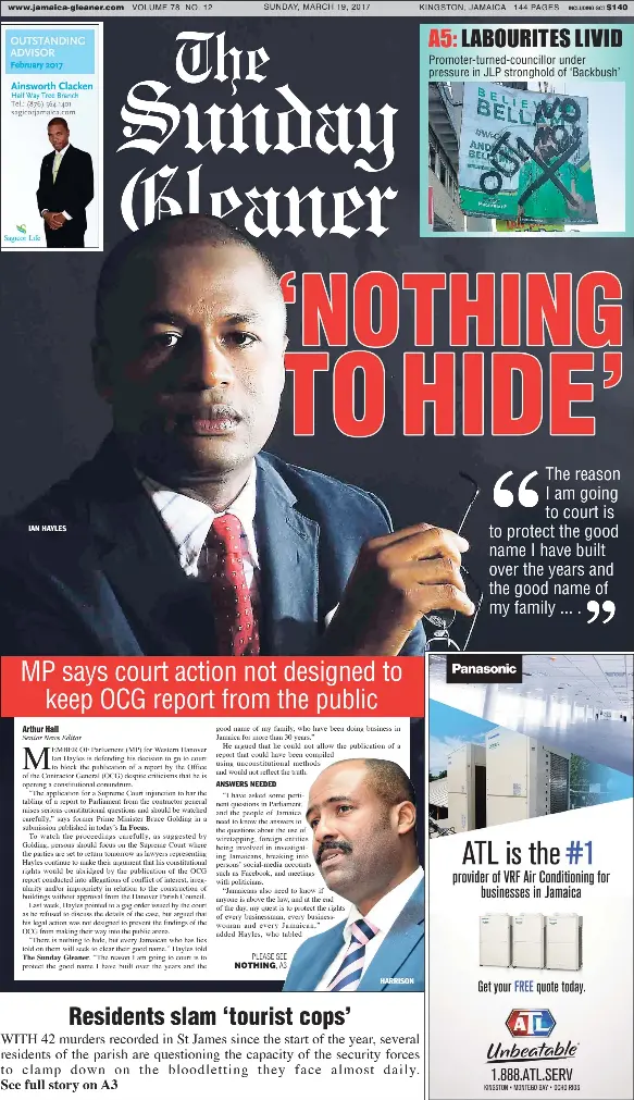 ' NOTHING TO HIDE ' - PressReader