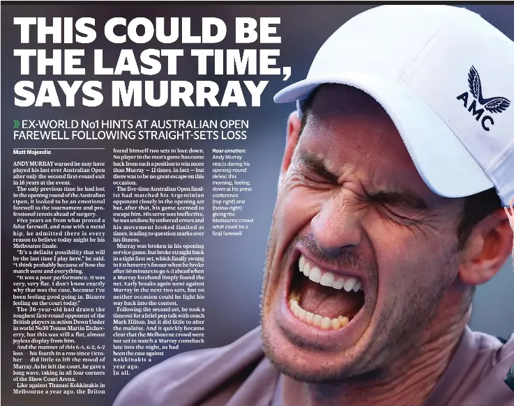 THIS COULD BE THE LAST TIME, SAYS MURRAY - PressReader