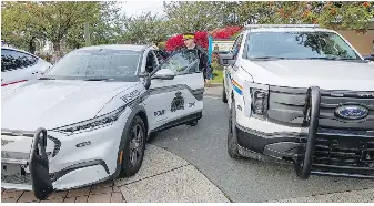 West Shore RCMP unveil two more electric vehicles - PressReader