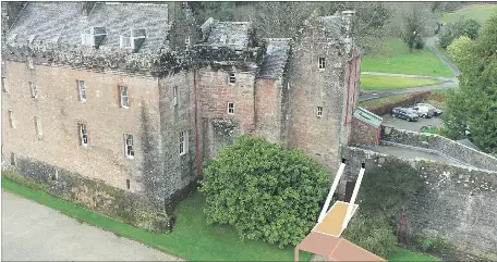 17th century drawbridge uncovered by National Trust at Brodick Castle ...