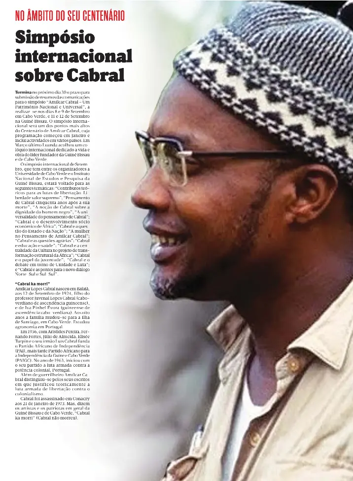 Simpósio internacio­nal sobre Cabral - PressReader