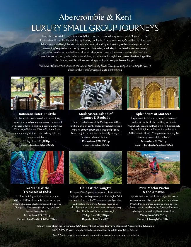 LUXURY SMALL GROUP JOURNEYS - PressReader