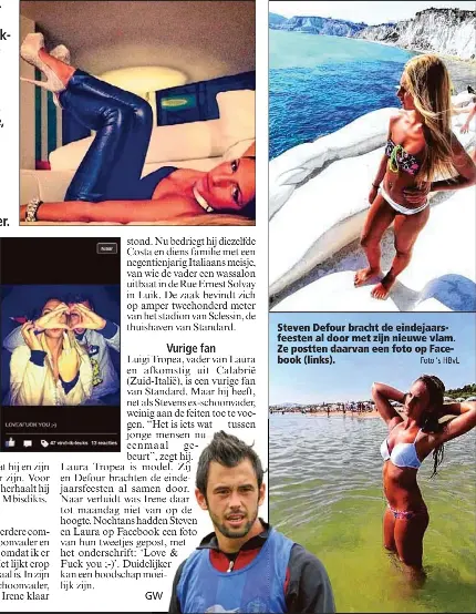 Steven Defour samen met Luiks model (19) - PressReader
