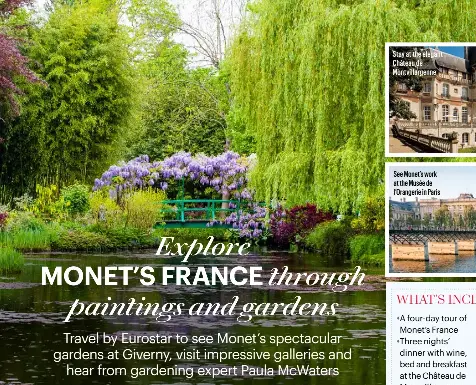 Explore MONET’S FRANCE through paintings and gardens - PressReader