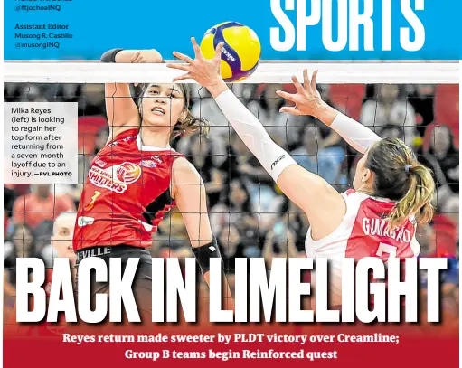 BACK IN LIMELIGHT - PressReader