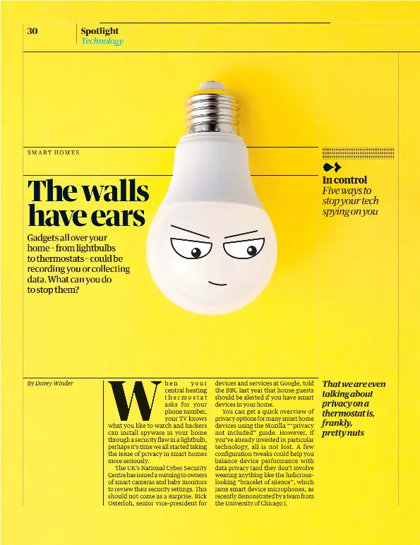 The walls have ears - PressReader