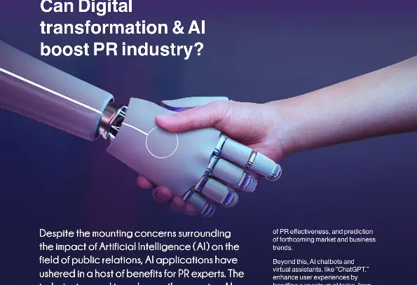 Can Digital transforma­tion & AI boost PR industry? - PressReader