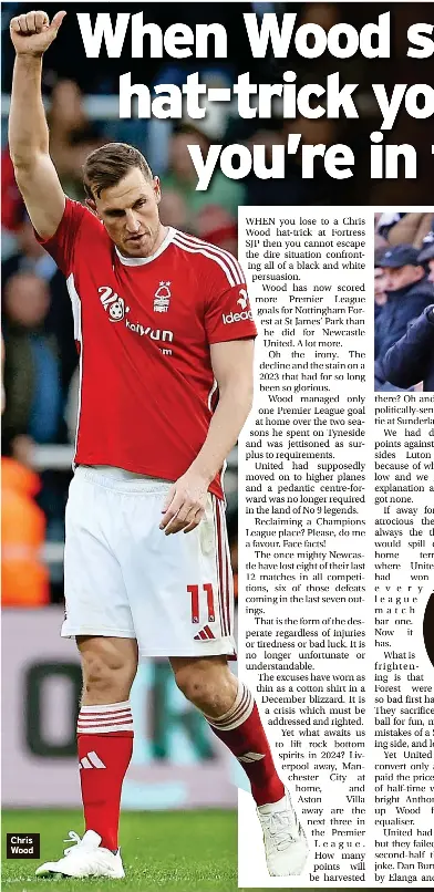 When Wood scores a hat-trick you know you’re in trouble - PressReader