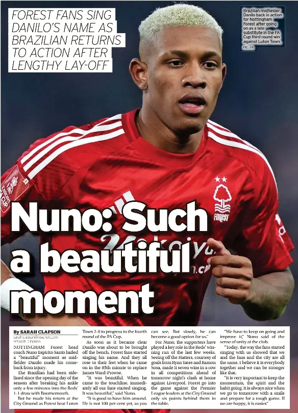 Nuno: Such a beautiful moment - PressReader