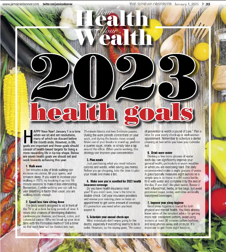 2023 health goals - PressReader
