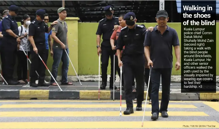 Walking in the shoes of the blind - PressReader