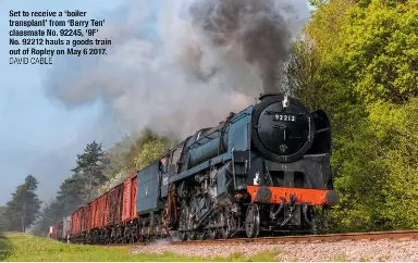 ‘barry ten’ boiler will steam again – on jeremy hosking’s ‘9f ...