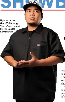 Gloc 9 shares how ‘Sirena’ becomes his gift to gay son - PressReader