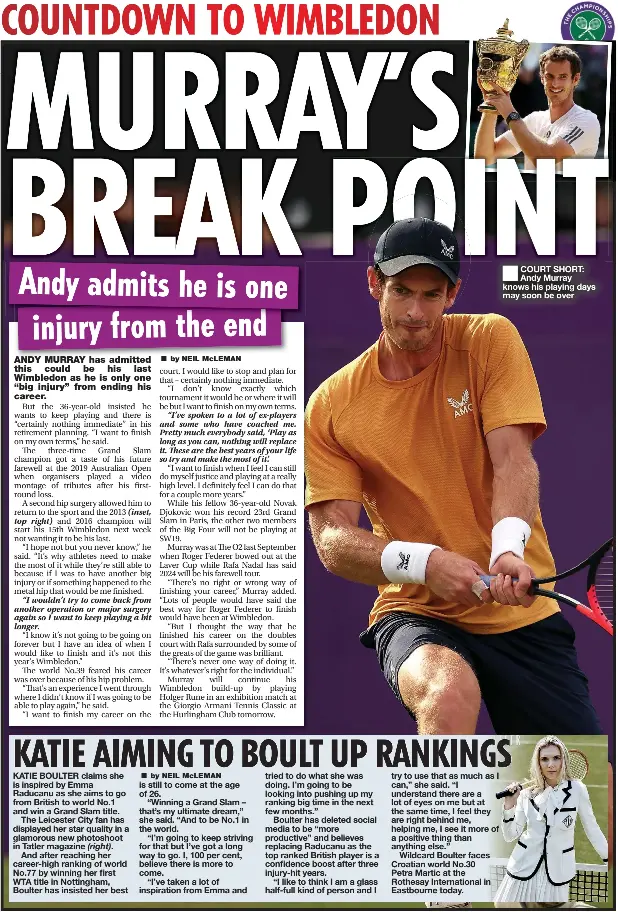 MURRAY’S BREAK POINT - PressReader
