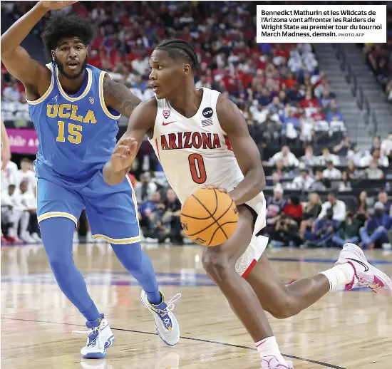 Bennedict Mathurin affrontera Wright State au premier tour - PressReader