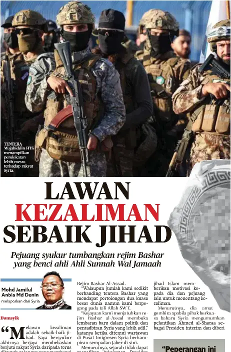 LAWAN KEZALIMAN SEBAIK JIHAD - PressReader