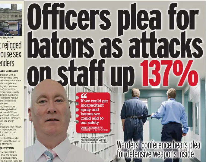 Officers plea for batons as attacks on staff up 137% - PressReader