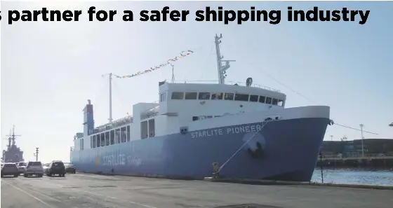 PBB, Starlite Ferries partner for a safer shipping industry - PressReader