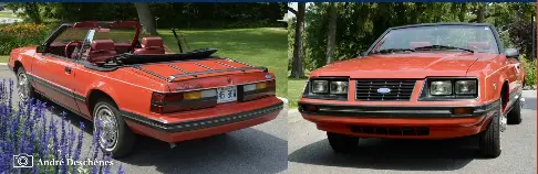 UN RETOUR EN FORCE! La Ford Mustang GLX décapotabl­e 1983 - PressReader