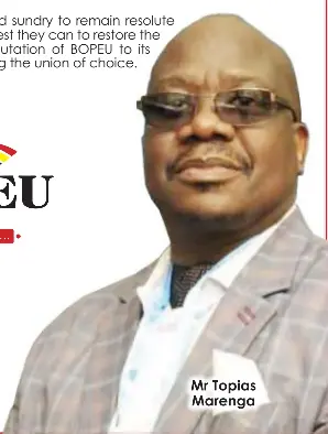 BOPEU PRESIDENT AND GENERAL SECRETARY RETURN TO THE OFFICE - PressReader