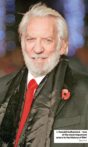 Film legend Donald Sutherland dies aged 88 - PressReader
