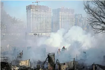 Hundreds evacuated as blaze erupts in slum next to Seoul’s posh Gangnam ...