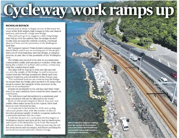Cycleway work ramps up - PressReader