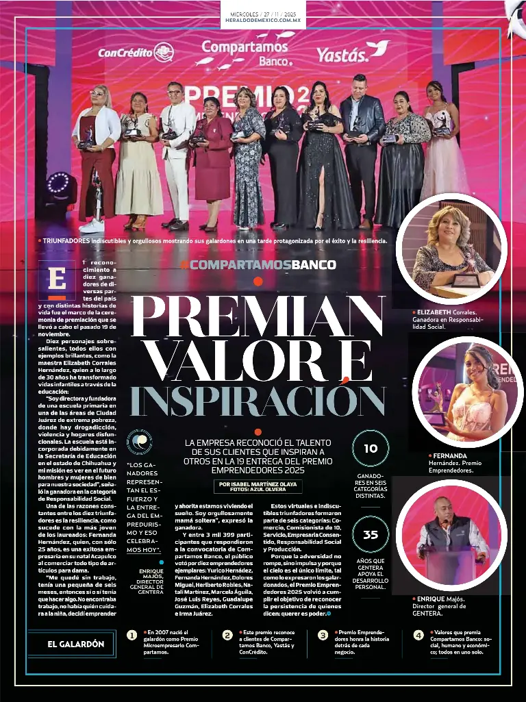 PREMIAN VALOR E INSPIRACIÓ­N - PressReader