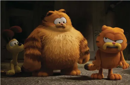 ‘The Garfield Movie’ is a bizarre animated tale that’s not pur-fect in ...
