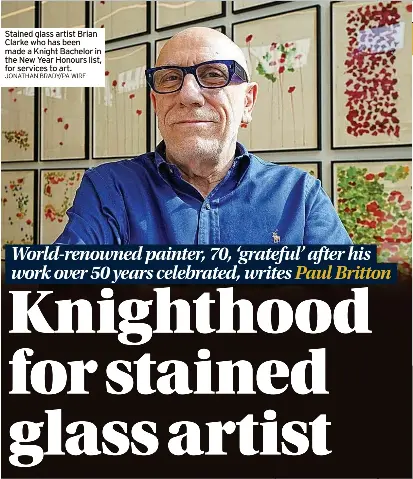 Knighthood for stained glass artist - PressReader