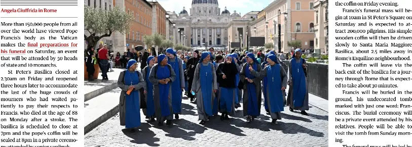Vatican readies for Pope Francis’s funeral as world leaders head to Rome - PressReader