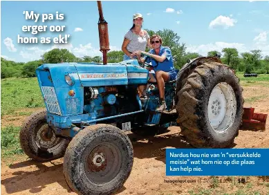 Toanette en Nardus boer by mekaar - PressReader