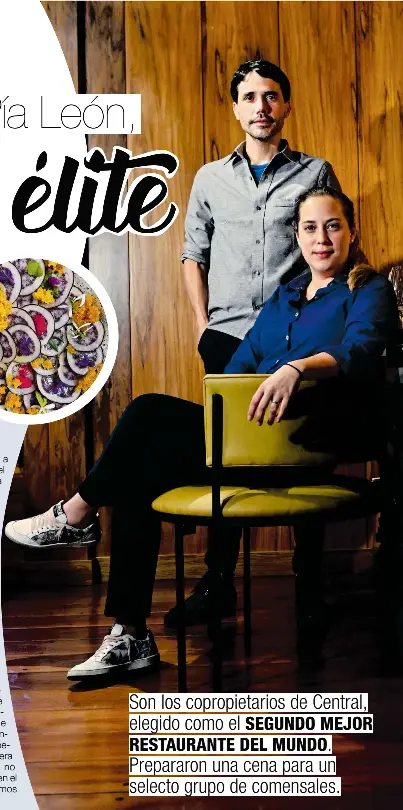 Virgilio Martínez y Pía León, los chefs elite de Perú - PressReader