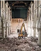 Remote-operated diggers clear cathedral of poo - PressReader