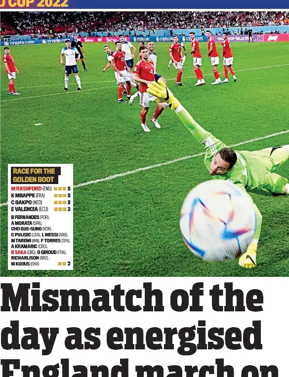 Mismatch of the day as energised England march on - PressReader